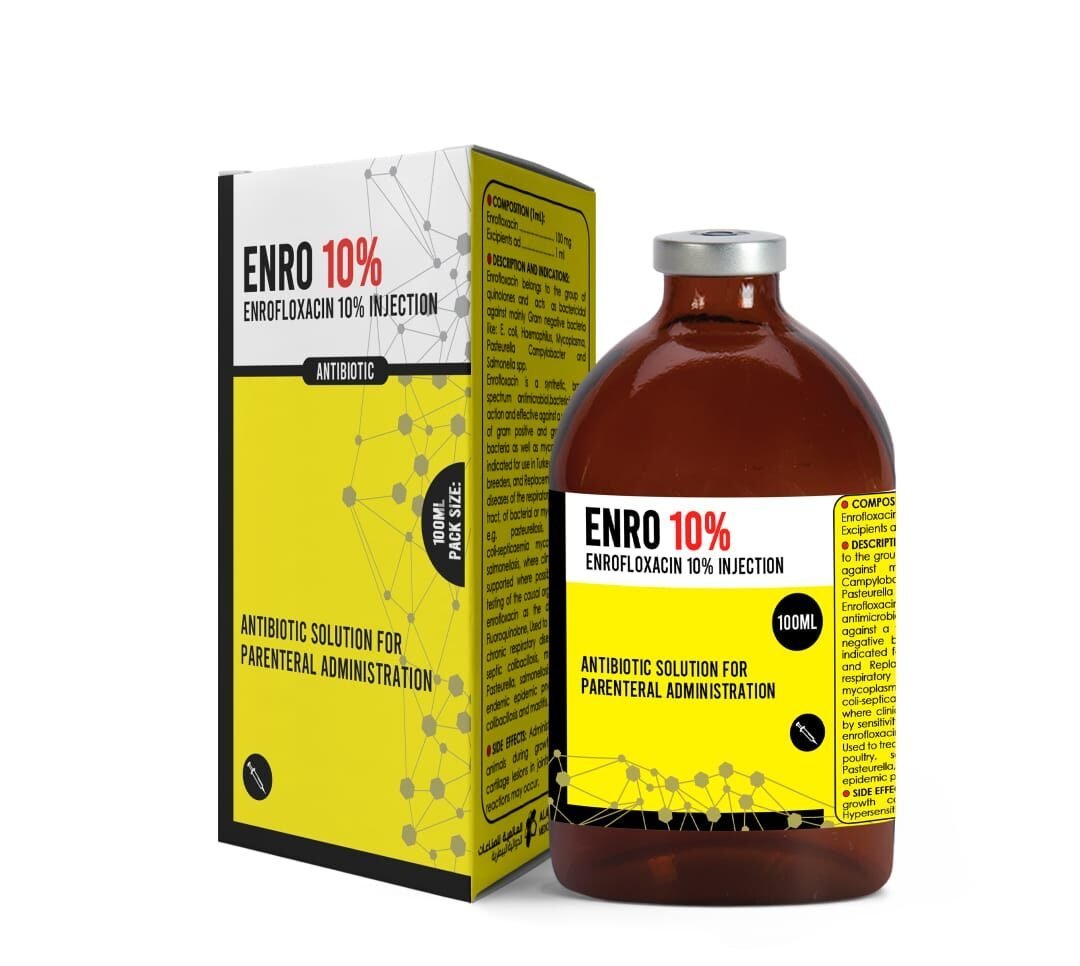 ENRO 10% - Al Alamia Veterinary Medicine Manufacturer